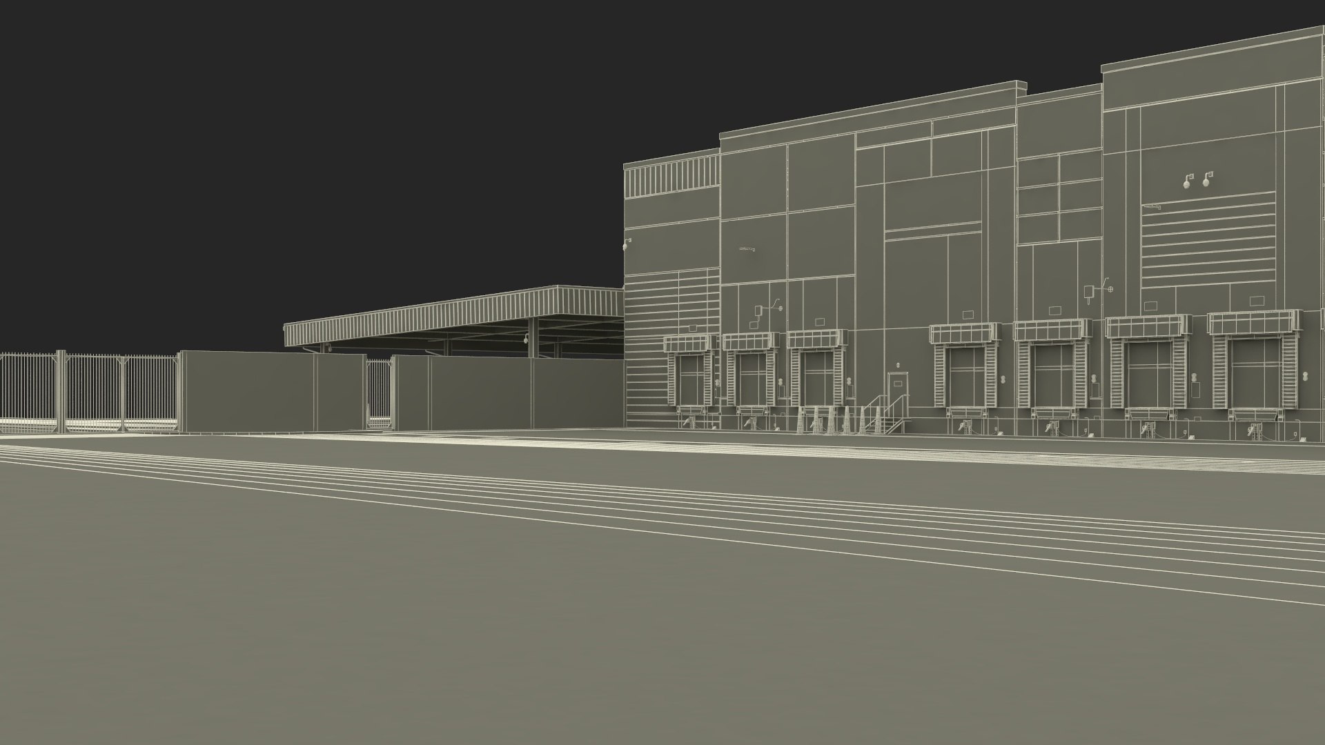 3D Modern Industrial Plant Model - TurboSquid 2212192