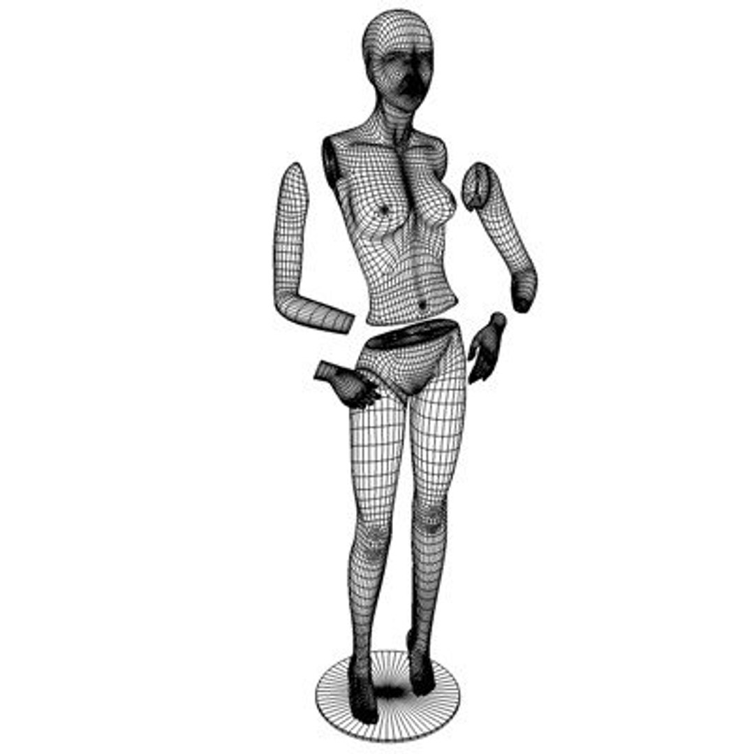 Manikin Man 3d Model