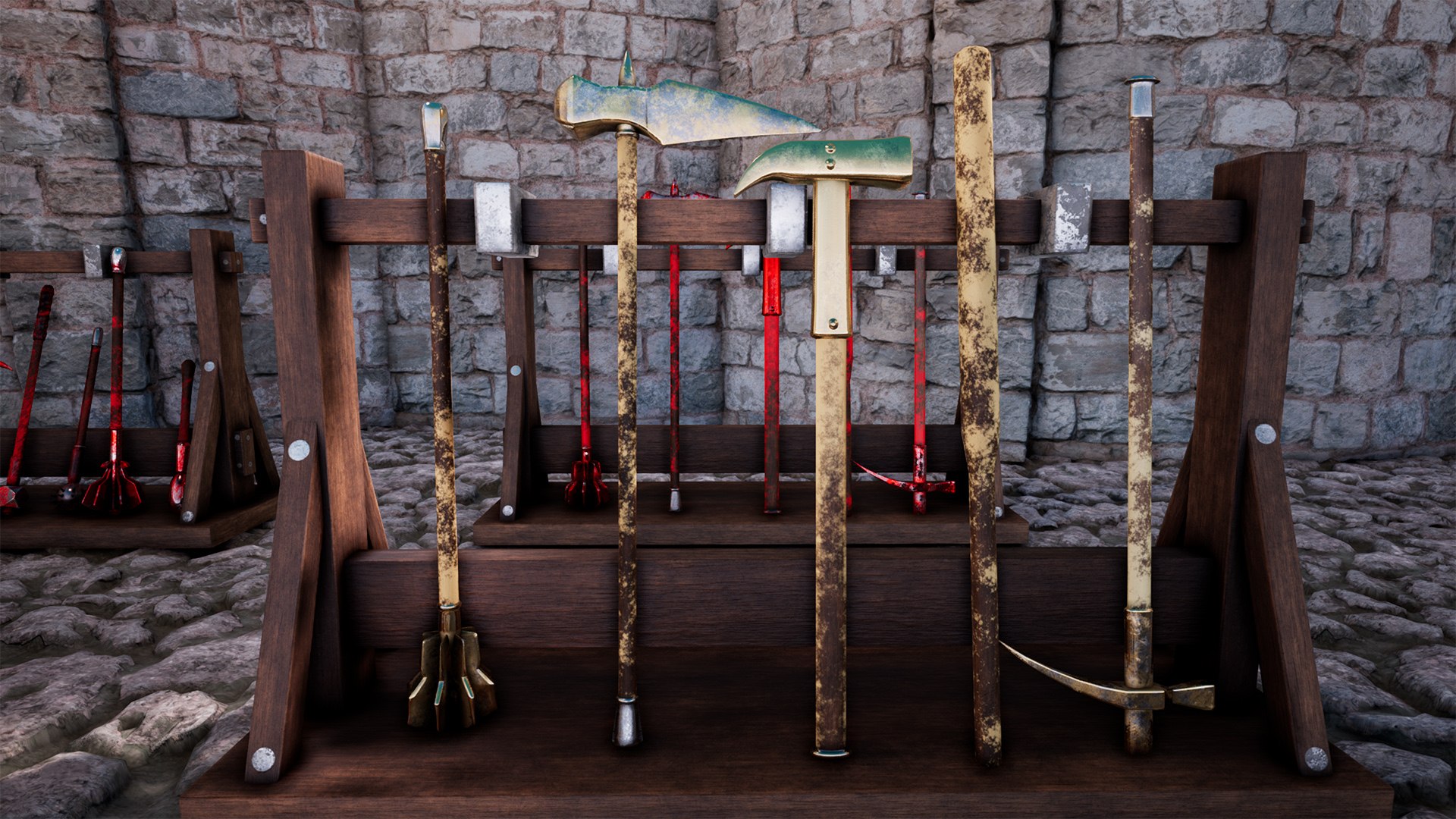 Maces Hammers 71 Variations 3D Model - TurboSquid 1984259