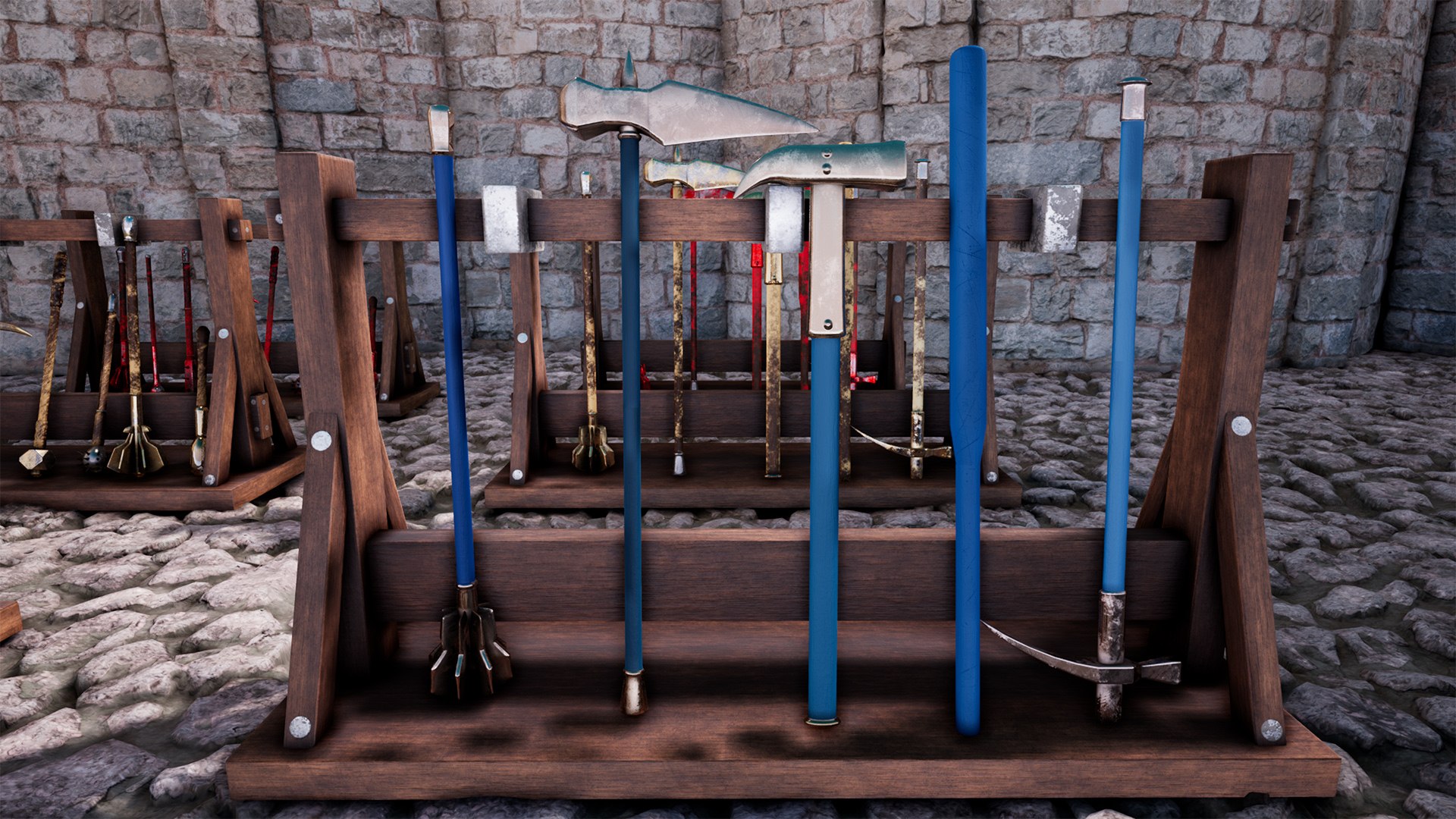 Maces Hammers 71 Variations 3D Model - TurboSquid 1984259