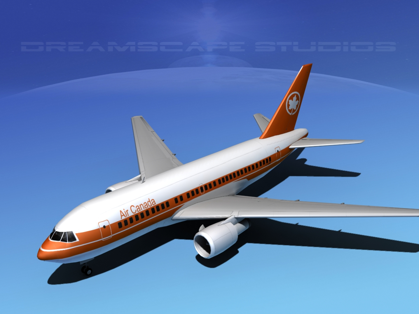 Airline boeing jet 767-200er 3D model - TurboSquid 1300622