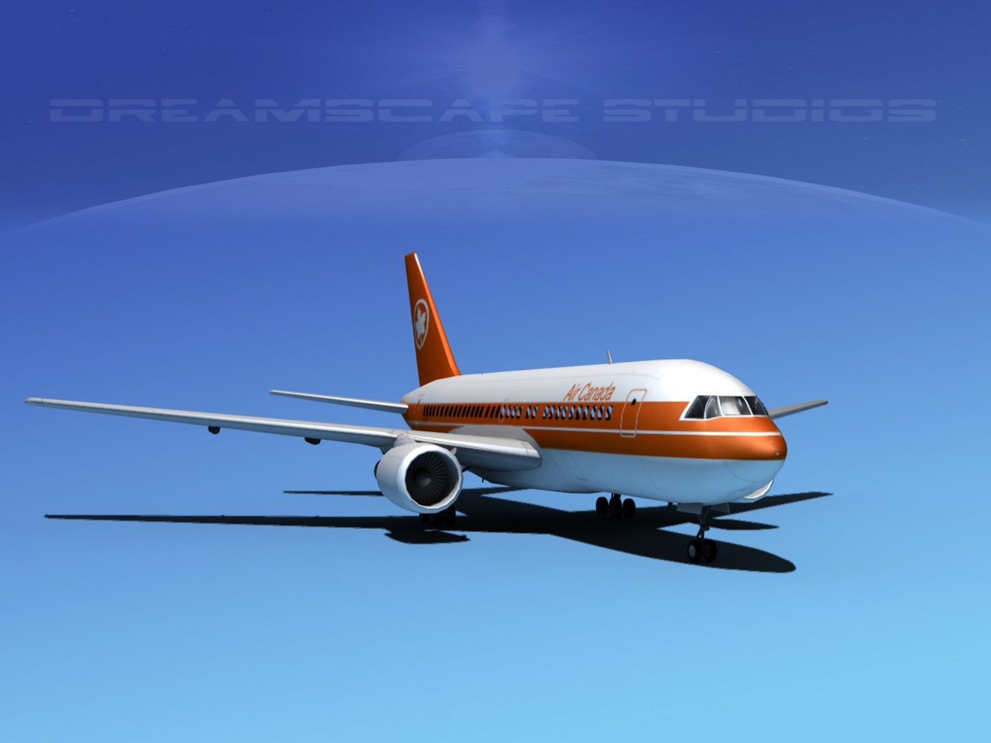 Airline boeing jet 767-200er 3D model - TurboSquid 1300622