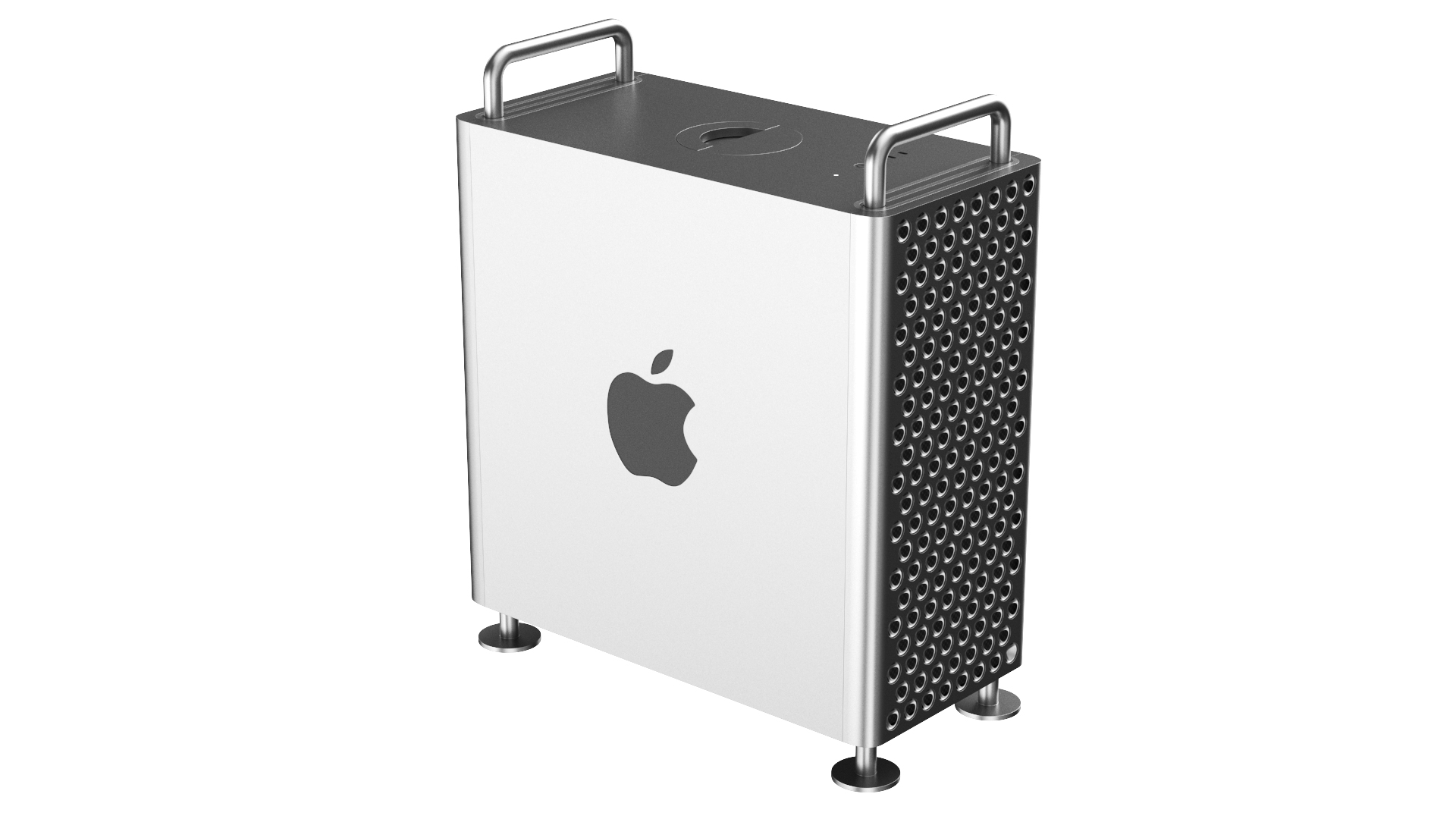 Detailed Mac Pro Tower 3D Model - TurboSquid 2196503
