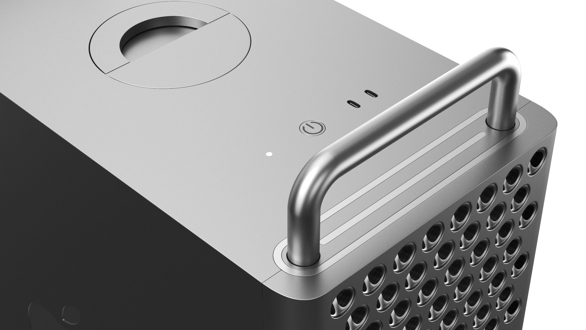 Detailed Mac Pro Tower 3D Model - TurboSquid 2196503