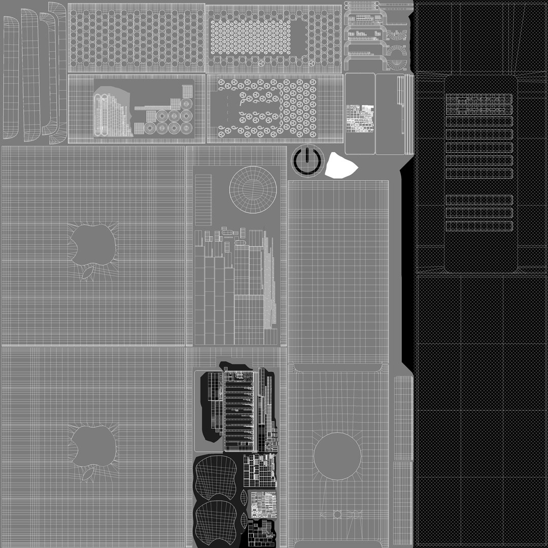 Detailed Mac Pro Tower 3D Model - TurboSquid 2196503