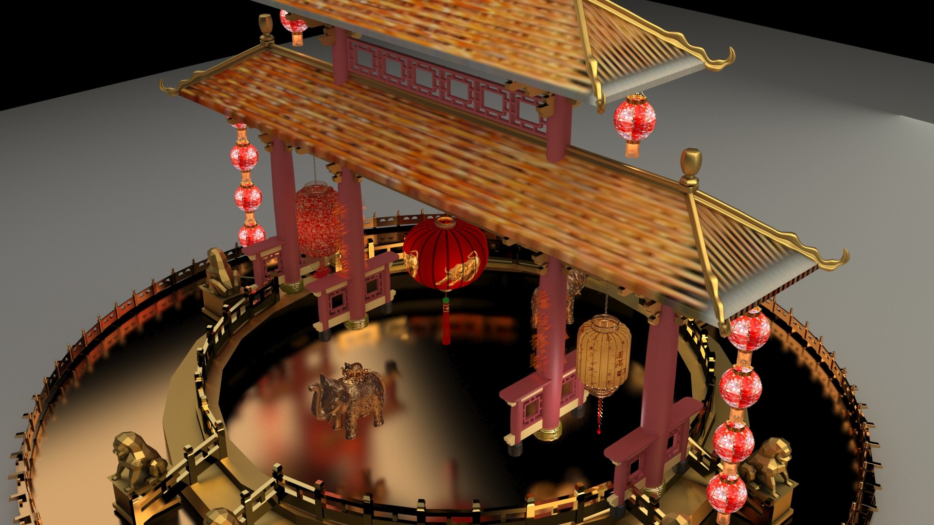 Chinese Ancient Gate 3D Model - TurboSquid 2113146