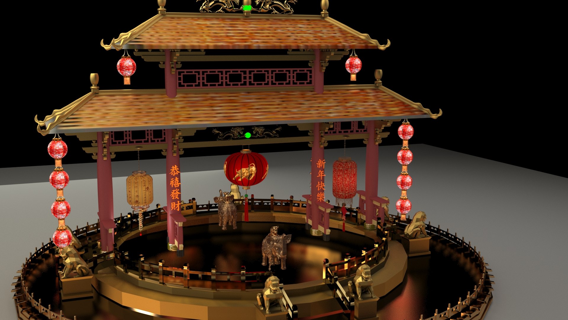 Chinese Ancient Gate 3D Model - TurboSquid 2113146