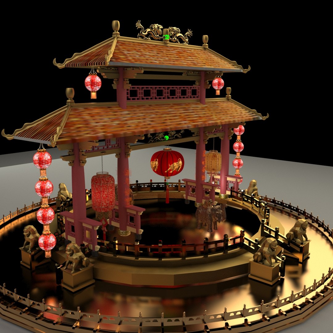 Chinese Ancient Gate 3D Model - TurboSquid 2113146