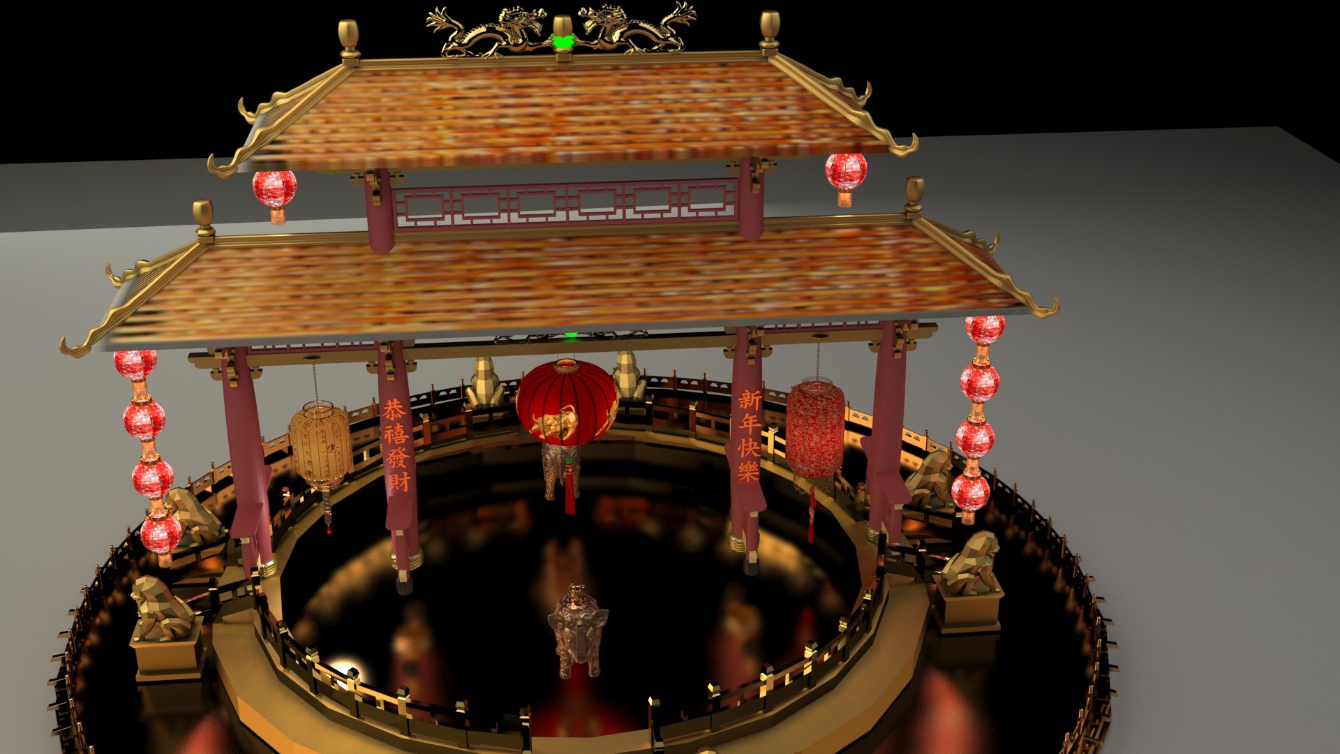 Chinese Ancient Gate 3D Model - TurboSquid 2113146