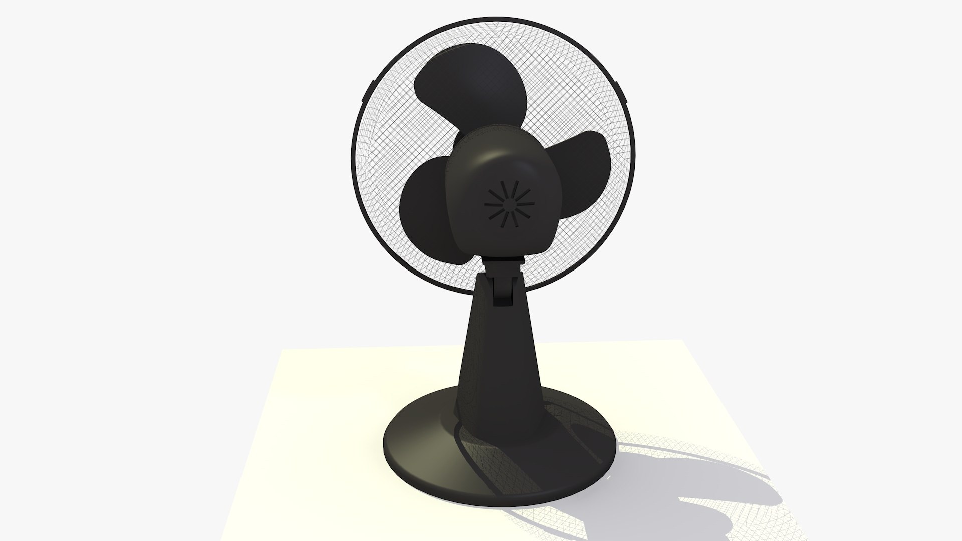 3D DESKTOP FAN ANIMATED - TurboSquid 1971796