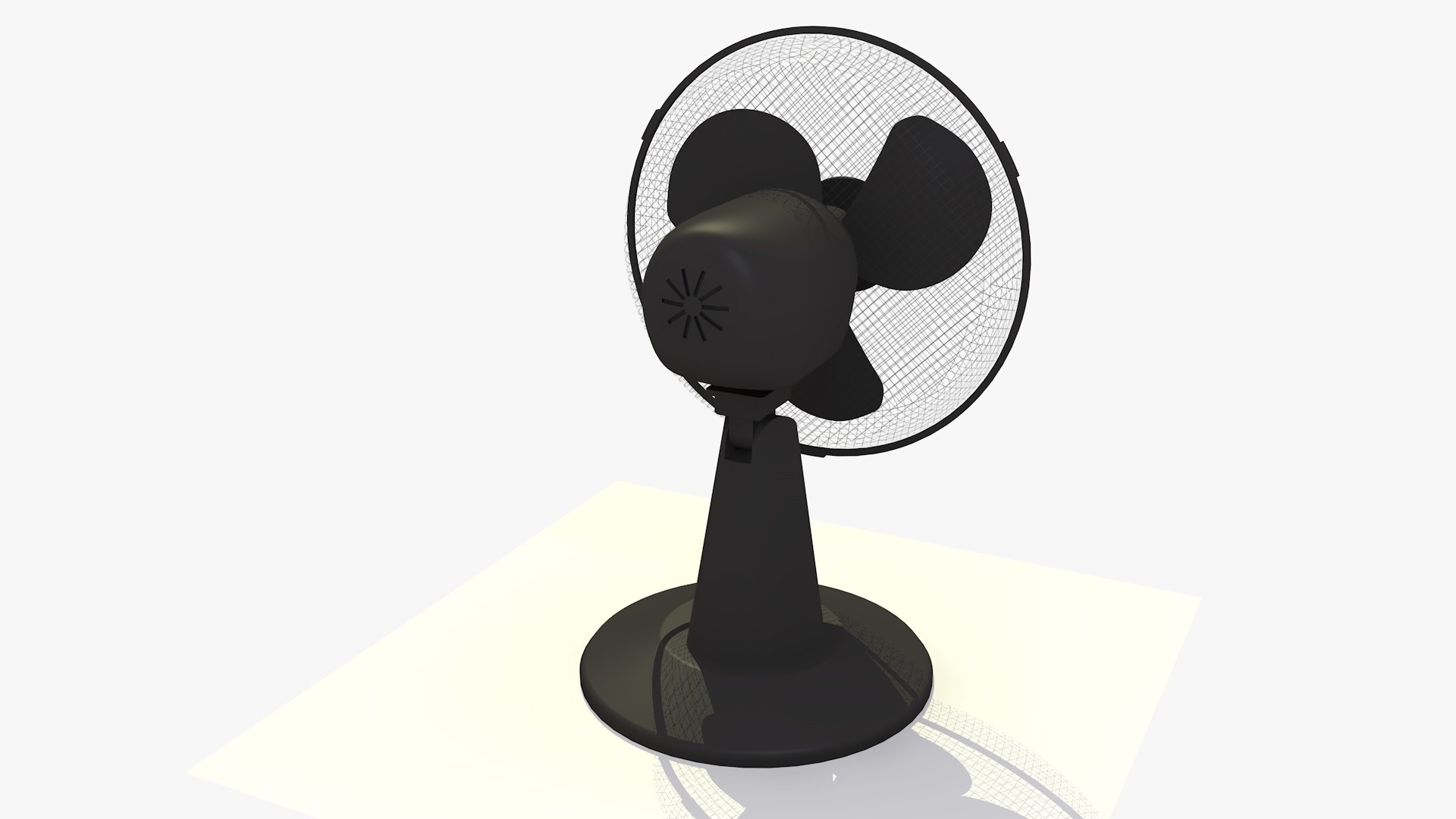 3D DESKTOP FAN ANIMATED - TurboSquid 1971796