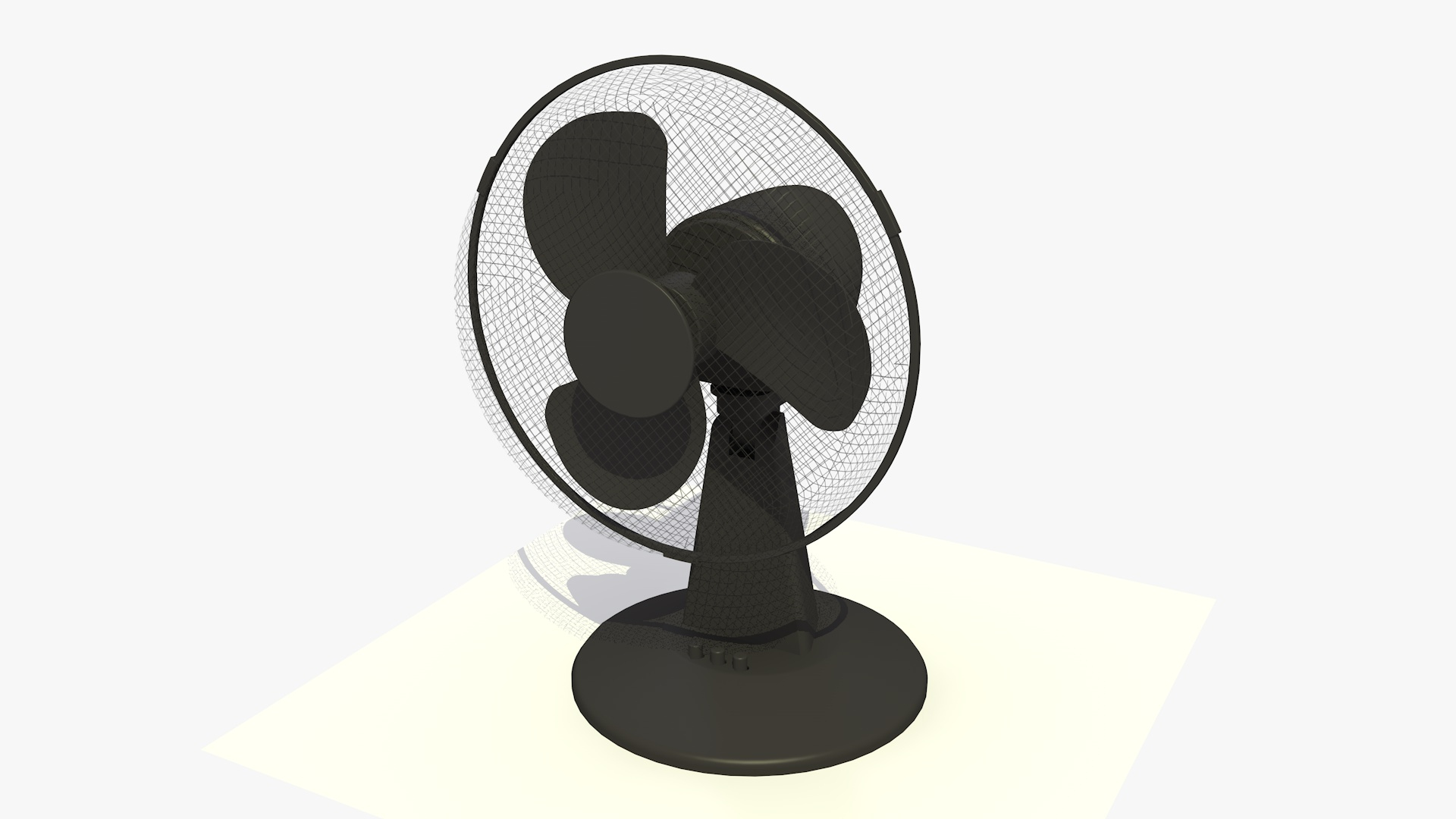 3D DESKTOP FAN ANIMATED - TurboSquid 1971796