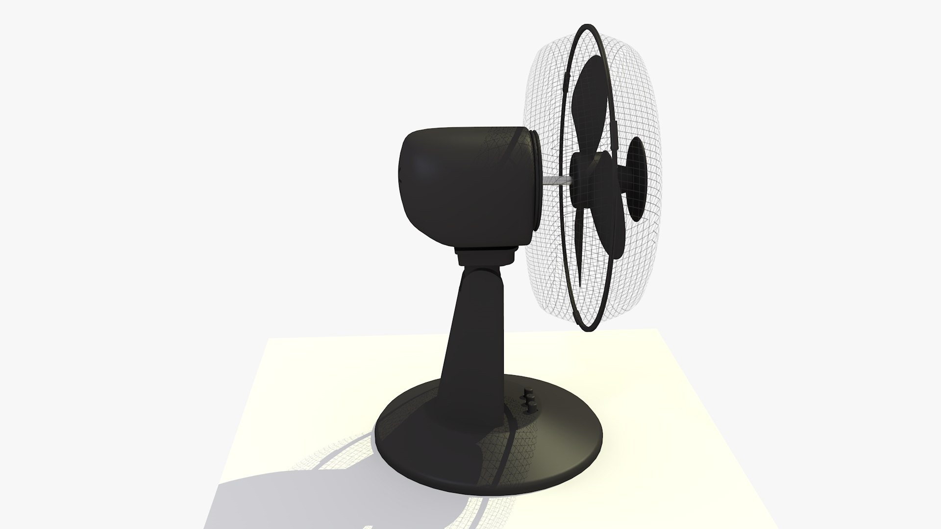 3D DESKTOP FAN ANIMATED - TurboSquid 1971796