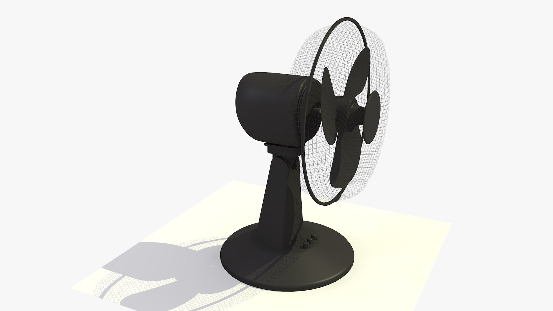 3D DESKTOP FAN ANIMATED - TurboSquid 1971796