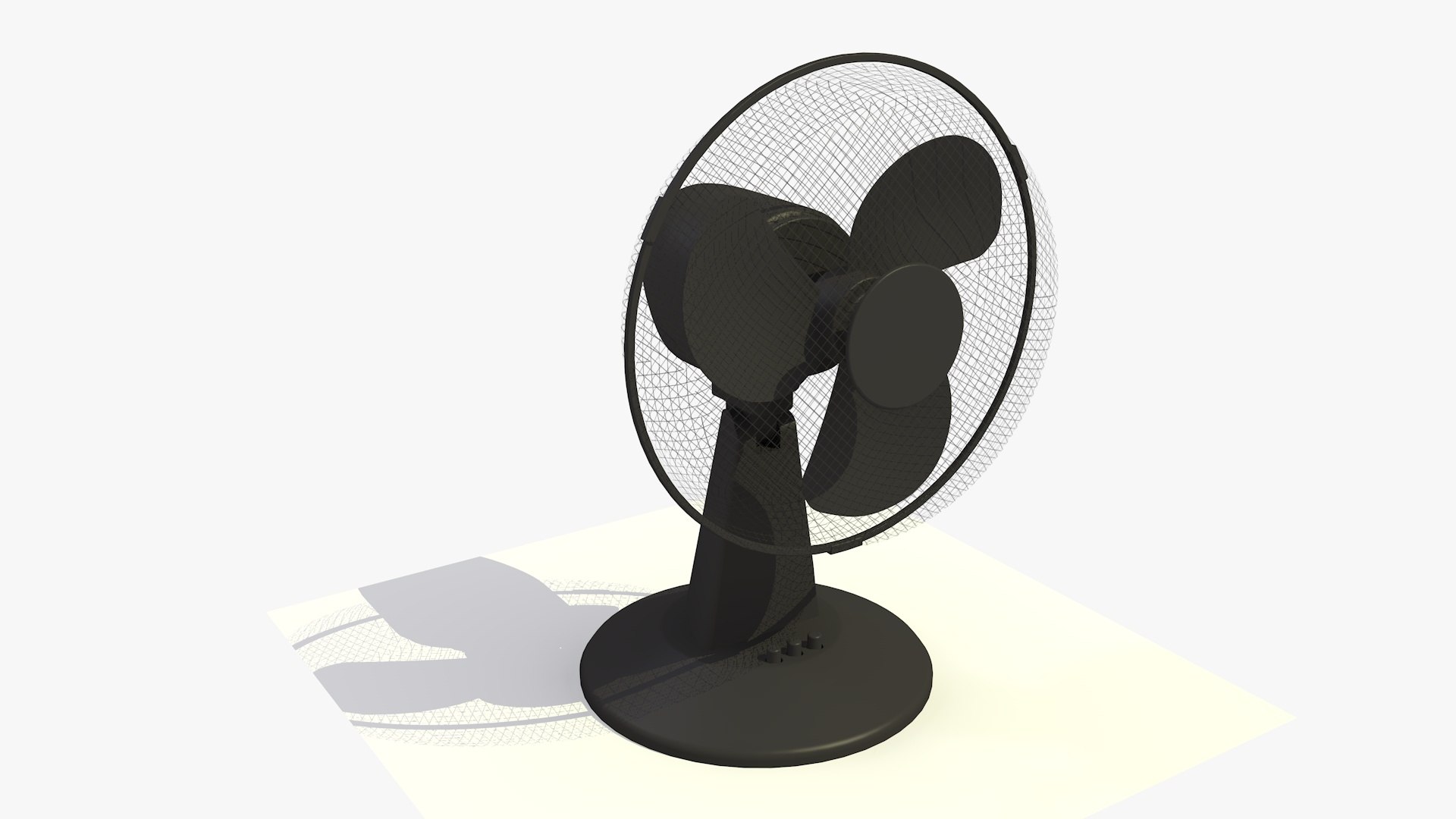 3D DESKTOP FAN ANIMATED - TurboSquid 1971796