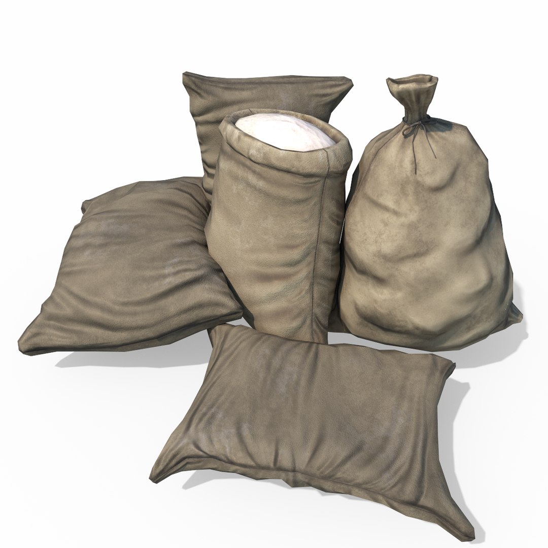 Sack pack 3D model - TurboSquid 1606898
