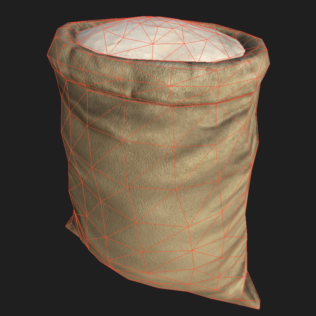 Sack pack 3D model - TurboSquid 1606898