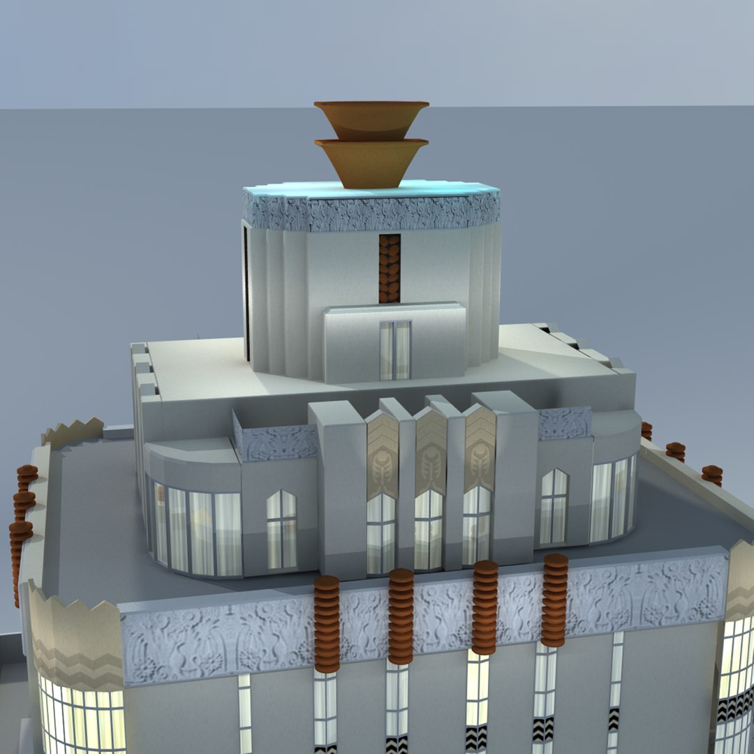 3d Historic Sunset Tower Day