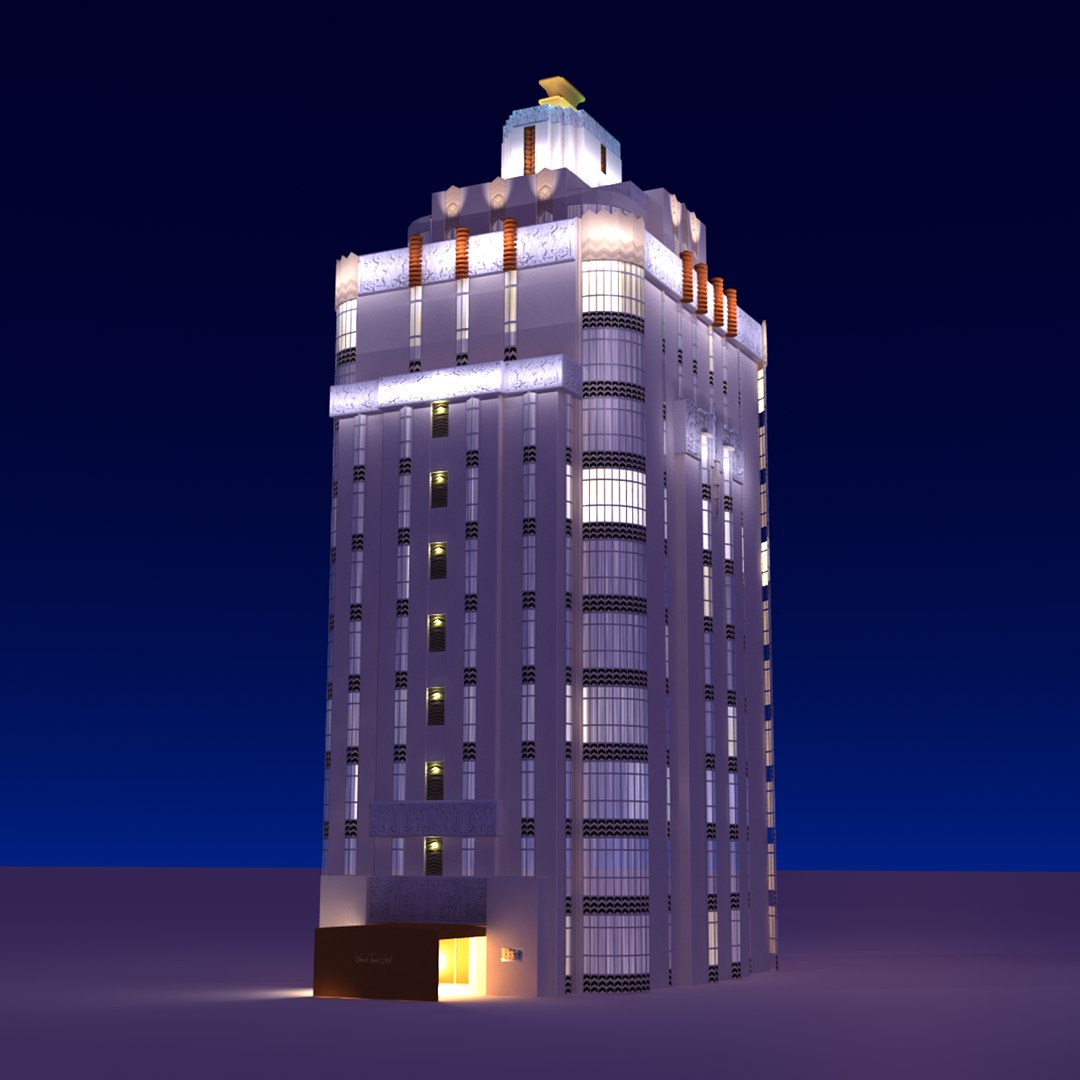 3d Historic Sunset Tower Day
