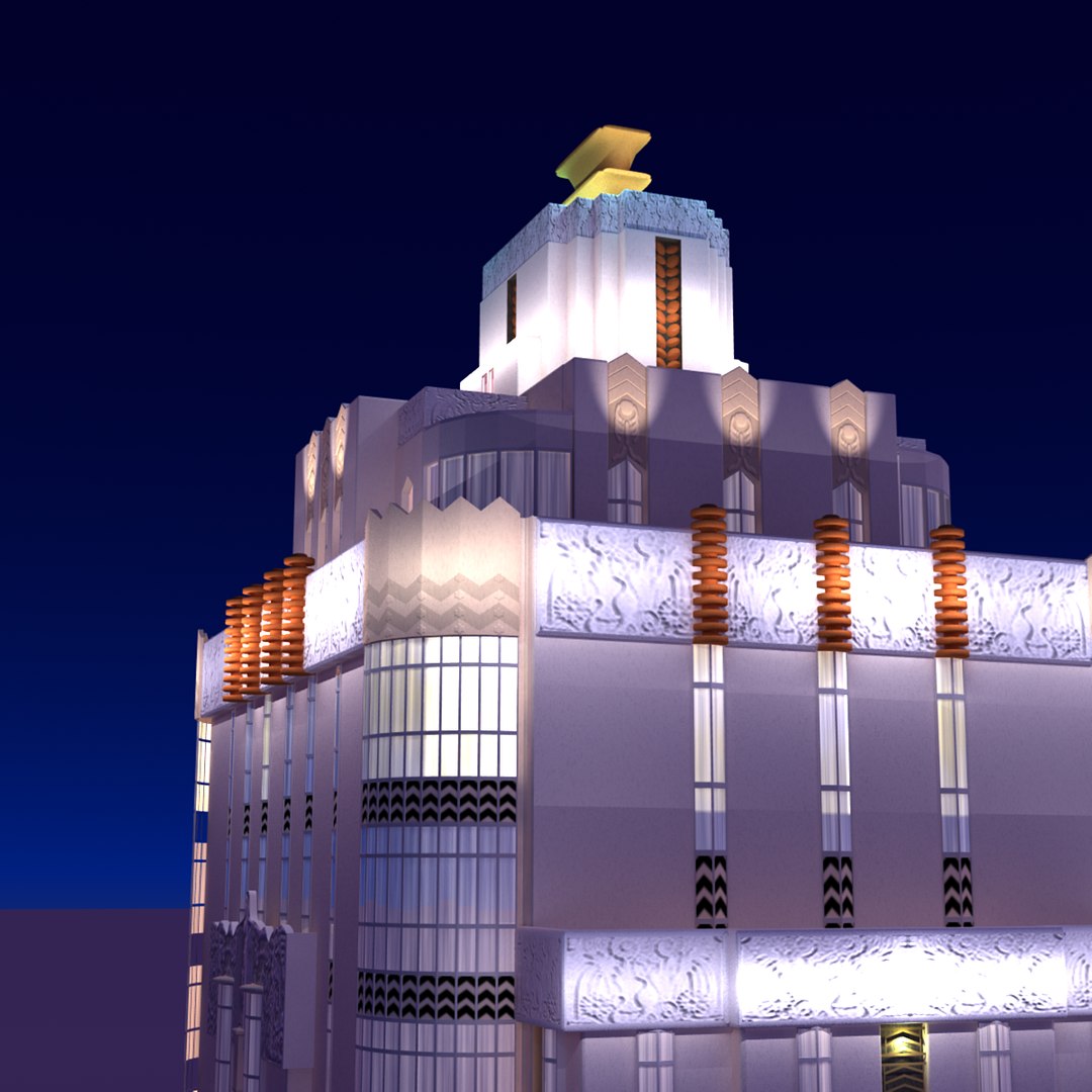 3d Historic Sunset Tower Day