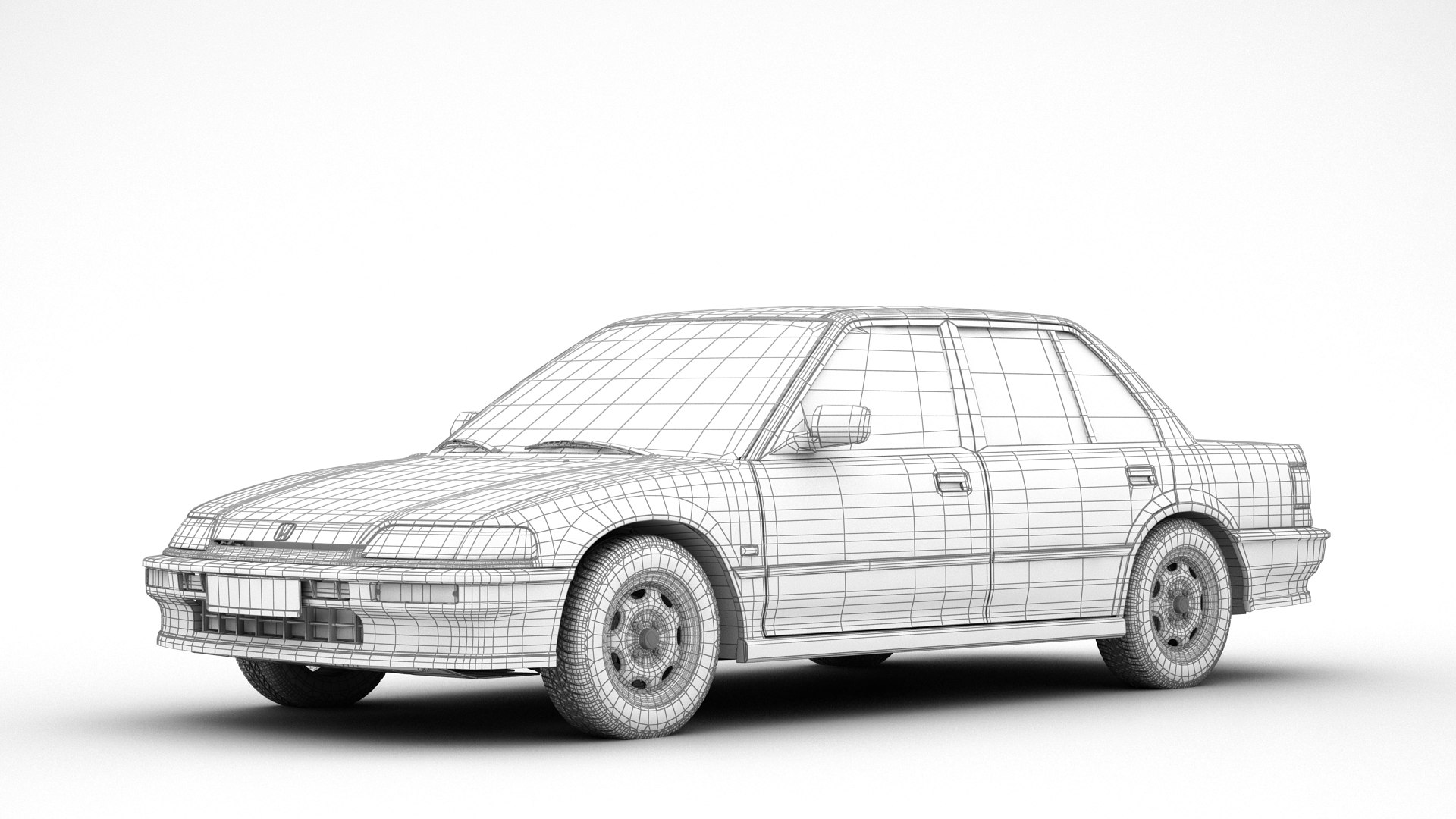 3D Honda Civic Ef Sedan 1990 - TurboSquid 1996542