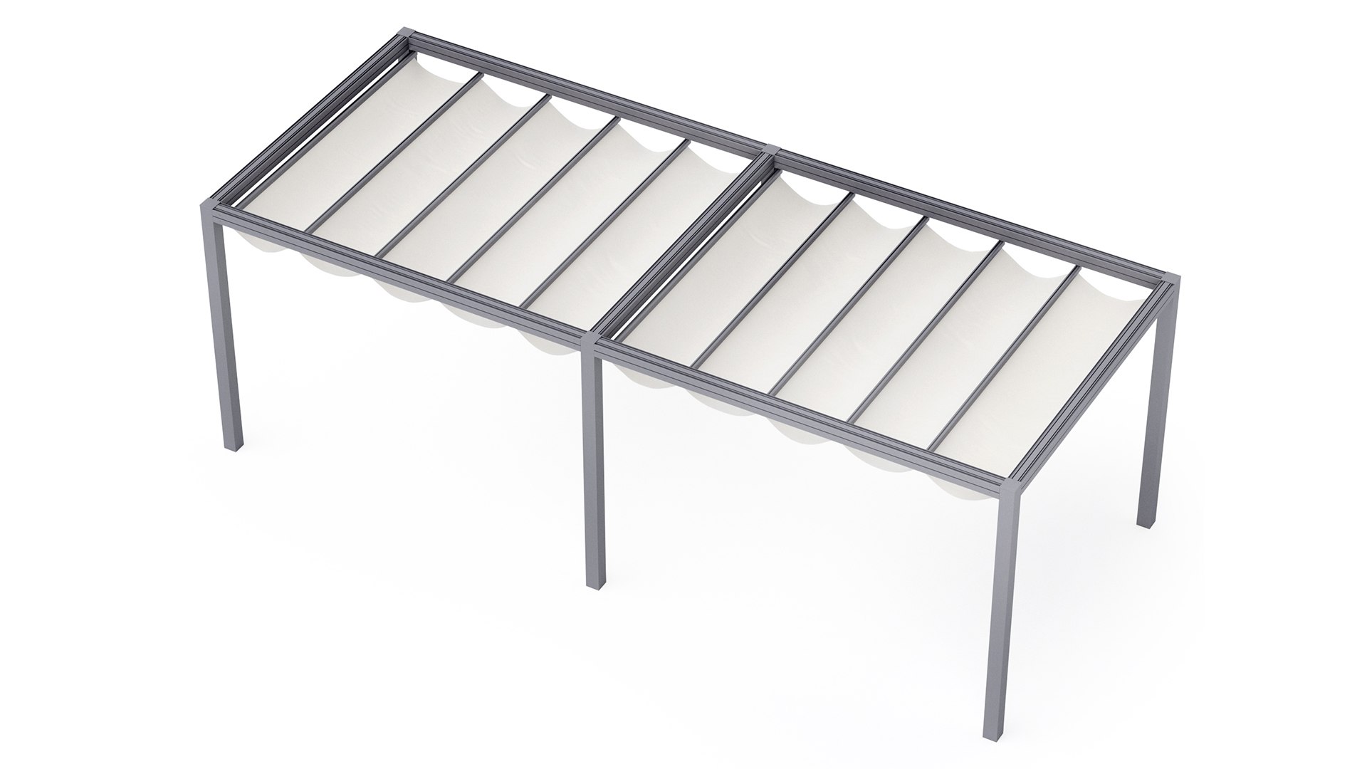 3D Giulio Barbieri - Bioklimatikus Pergola Onda Grey - TurboSquid 1729659