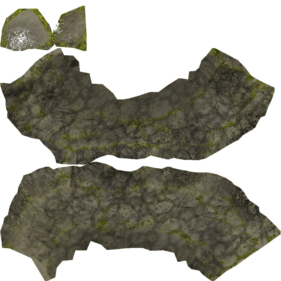 3ds rocky arch asset