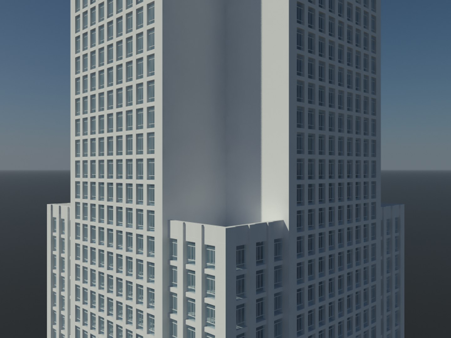 Free Skyscraper Office Building 3d Model