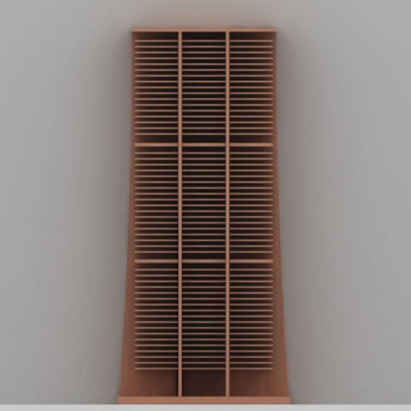 cd rack 3d model