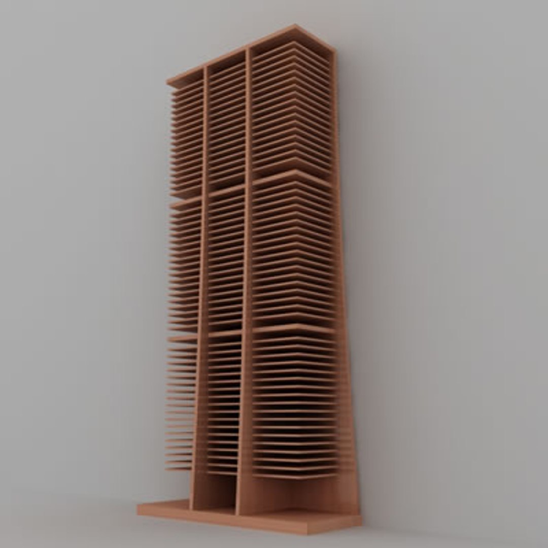 Cd Rack 3d Model