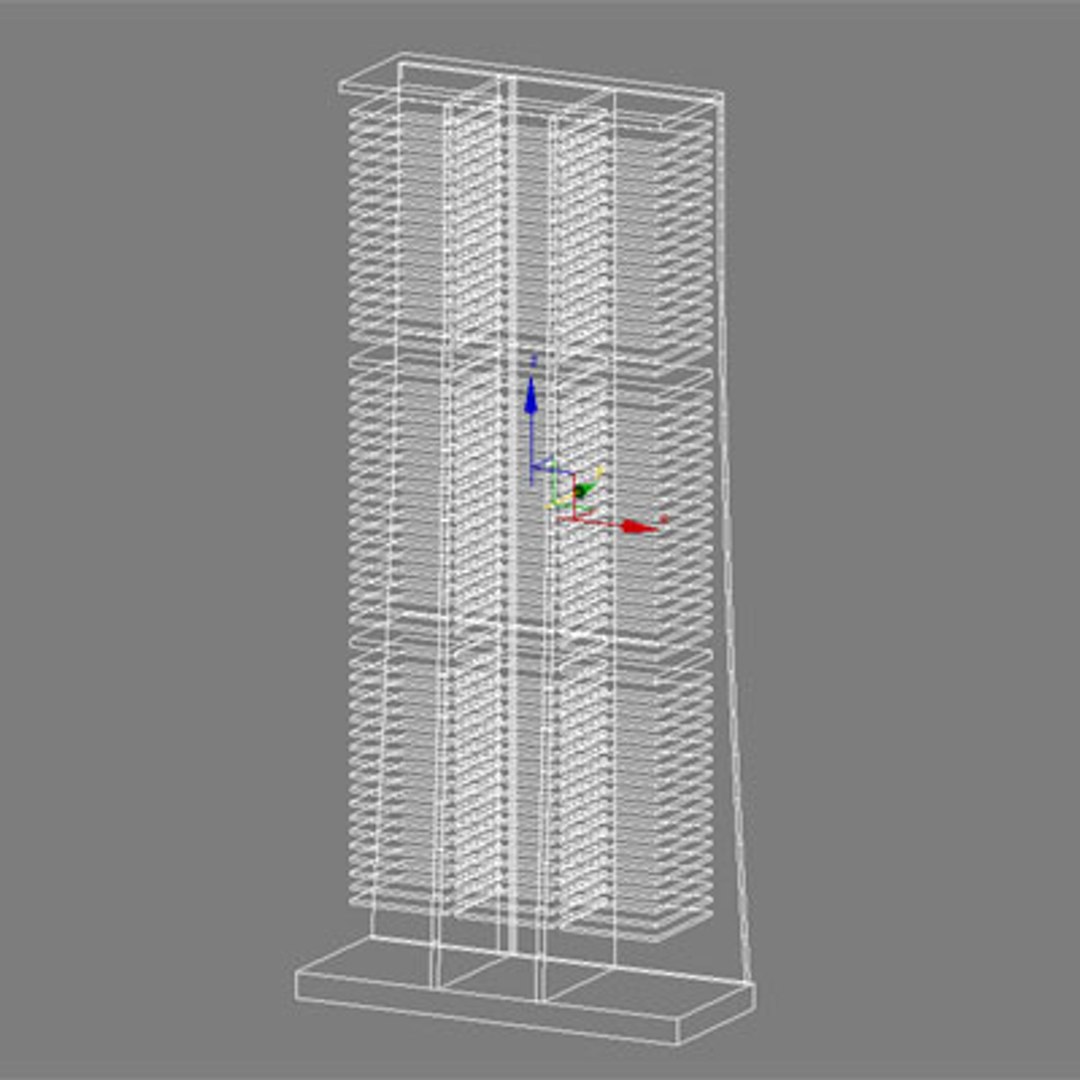 Cd Rack 3d Model