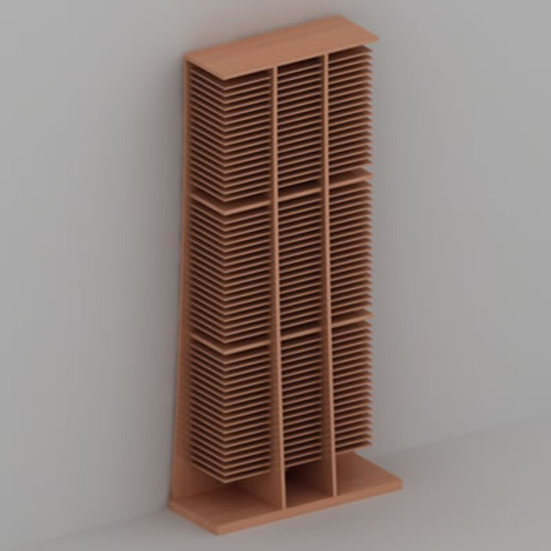 Cd Rack 3d Model