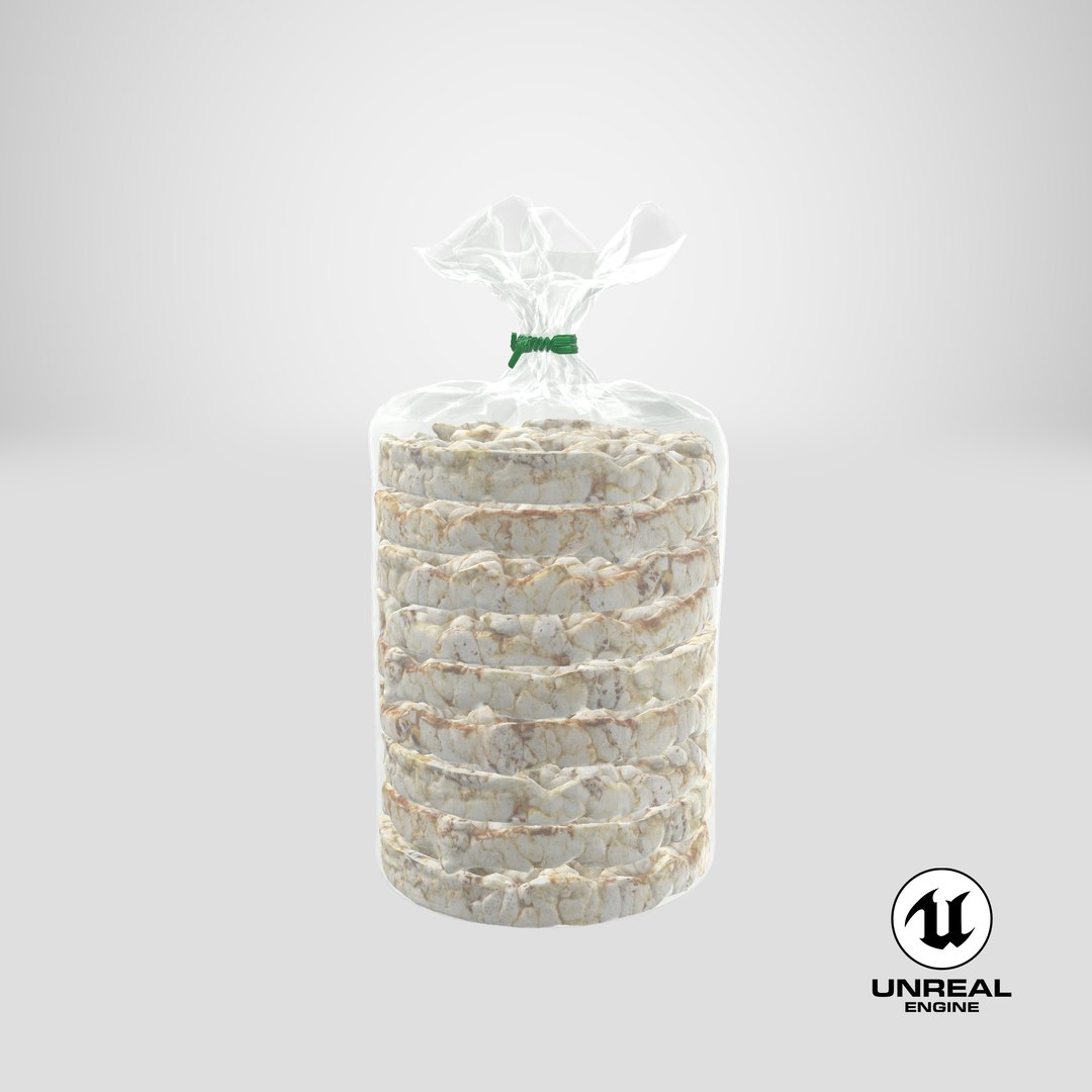 Multigrain Rice Cake Pack Model - TurboSquid 1834318