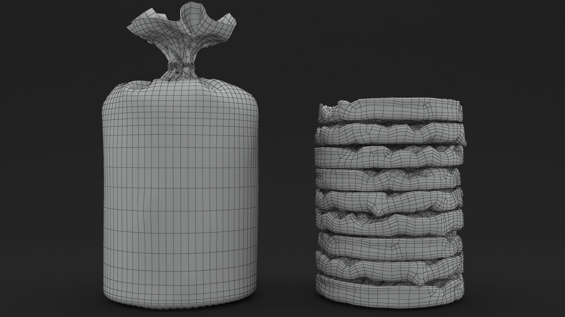 Multigrain Rice Cake Pack model - TurboSquid 1834318