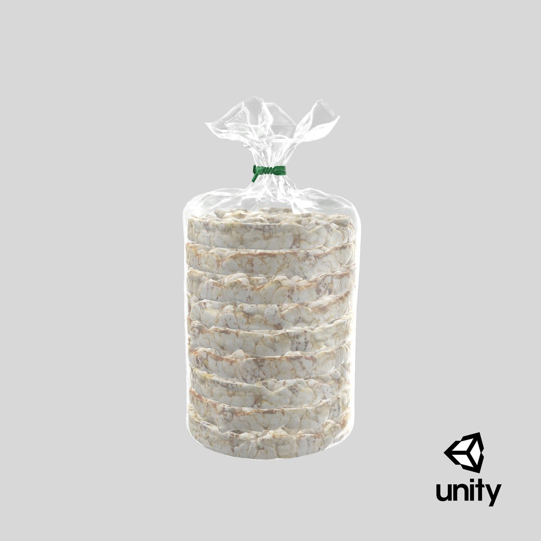 Multigrain Rice Cake Pack Model - TurboSquid 1834318