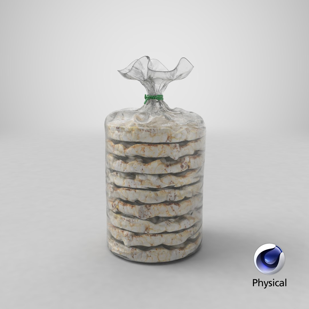 Multigrain Rice Cake Pack Model - TurboSquid 1834318