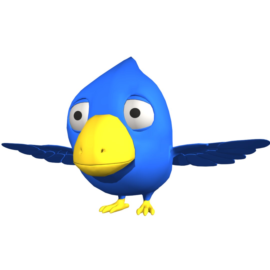 cartoon bird max