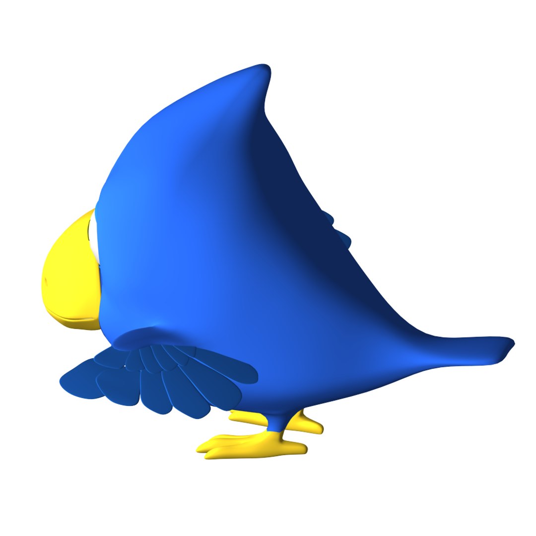 cartoon bird max