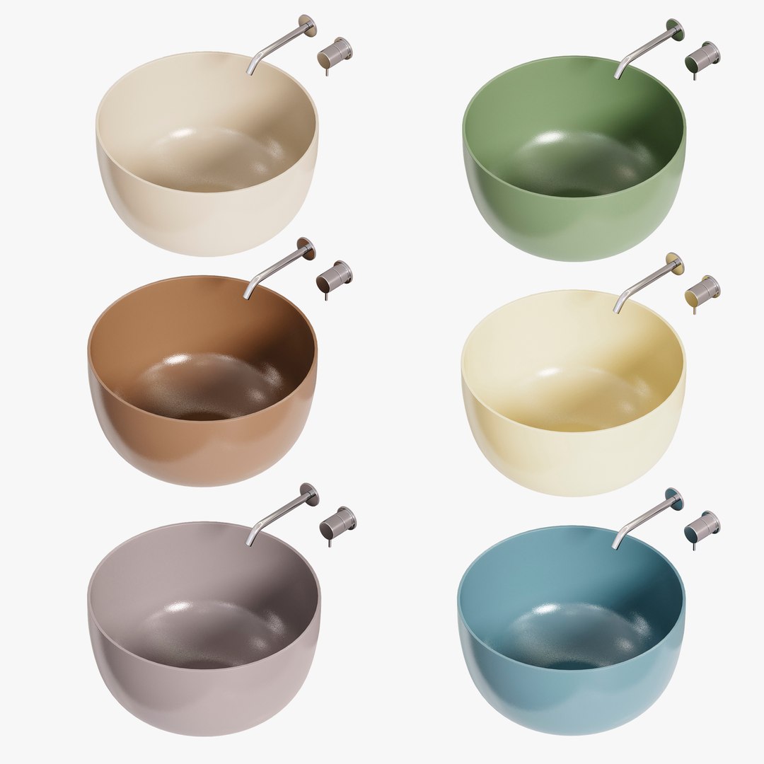 Era Cielo washbasin 3D - TurboSquid 2084437