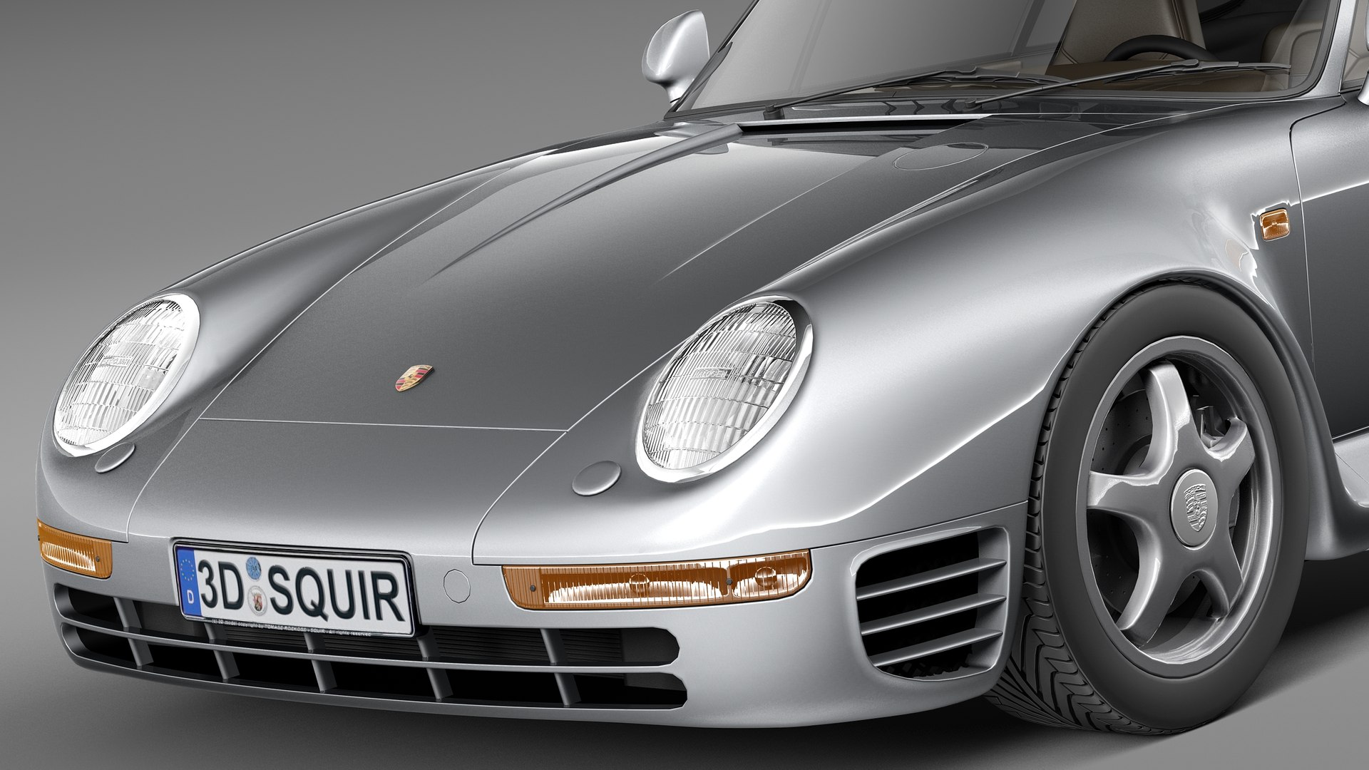 Porsche 959 1986 Sport 3d Max