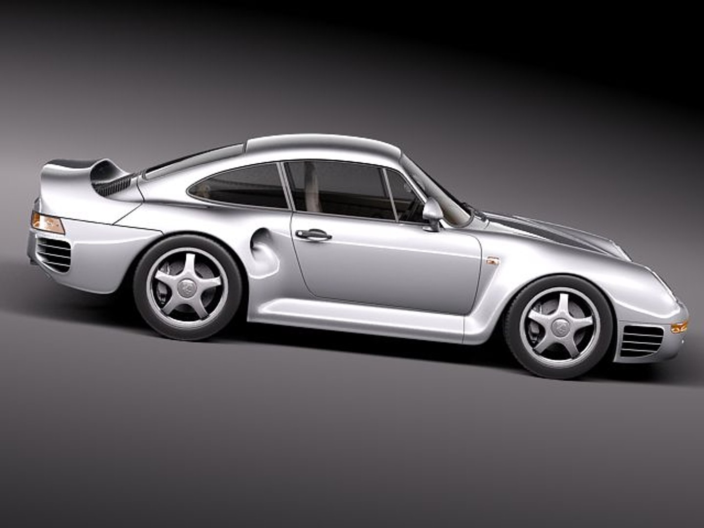 porsche 959 1986 sport 3d max
