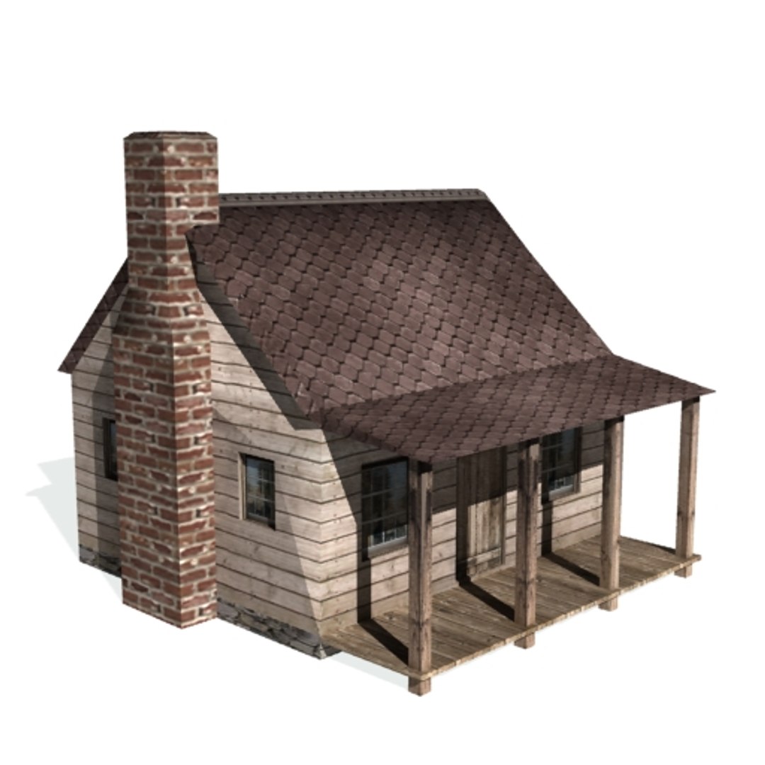 3d Historical Garrison House Buildings