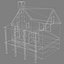 3d Historical Garrison House Buildings