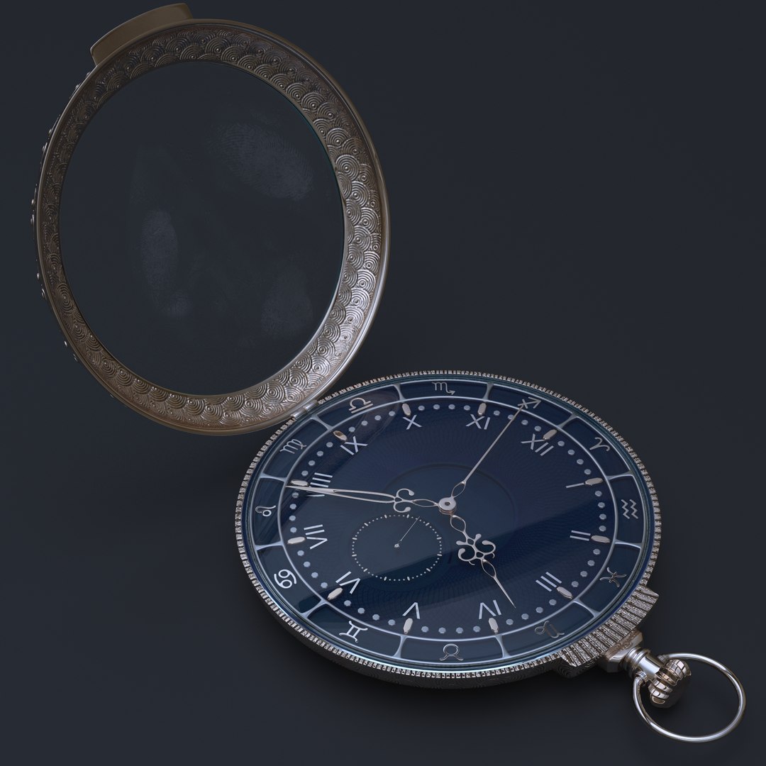 Pocket Watch 3D Model - TurboSquid 1340551