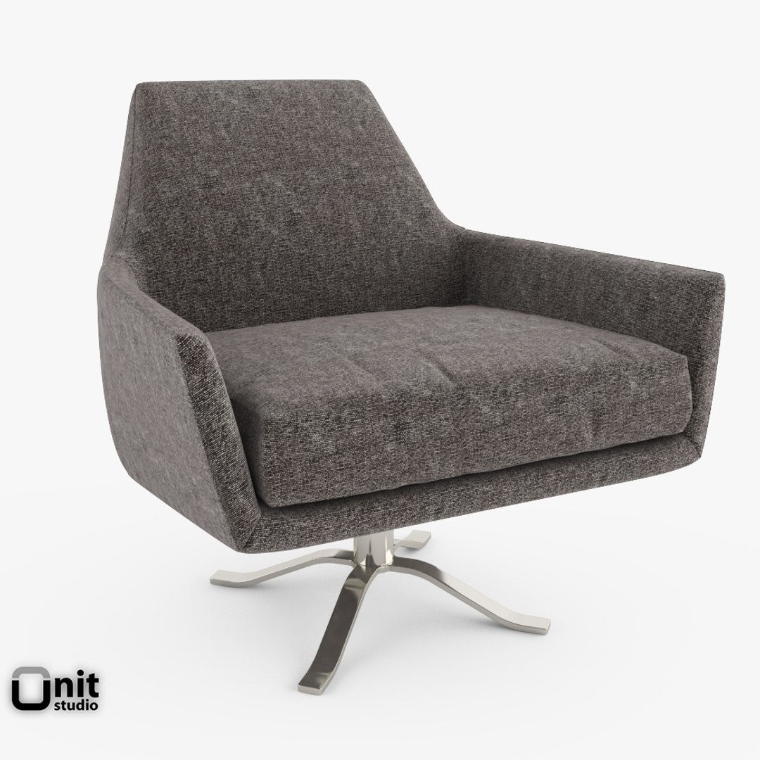 3d Lucas Chair Swivel Base Model