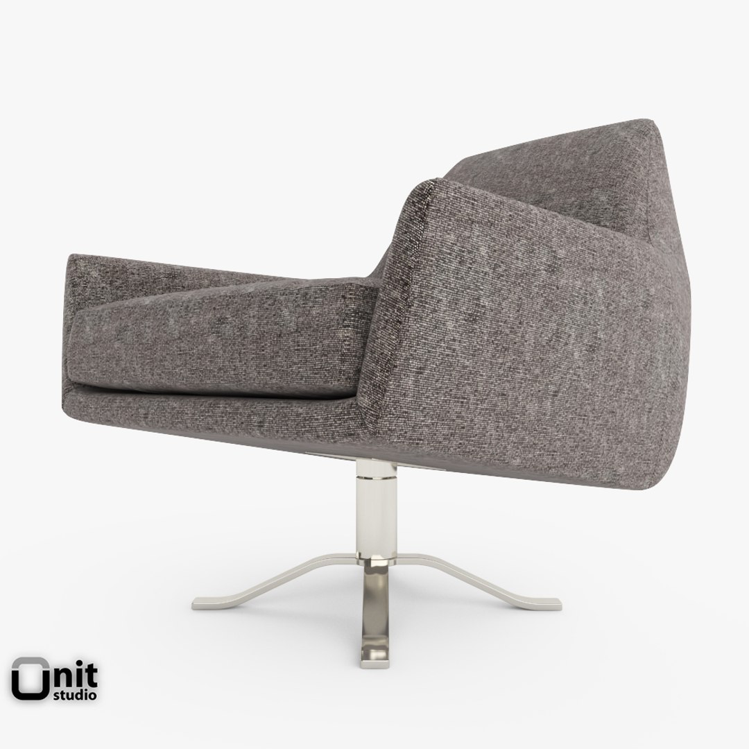 3d Lucas Chair Swivel Base Model