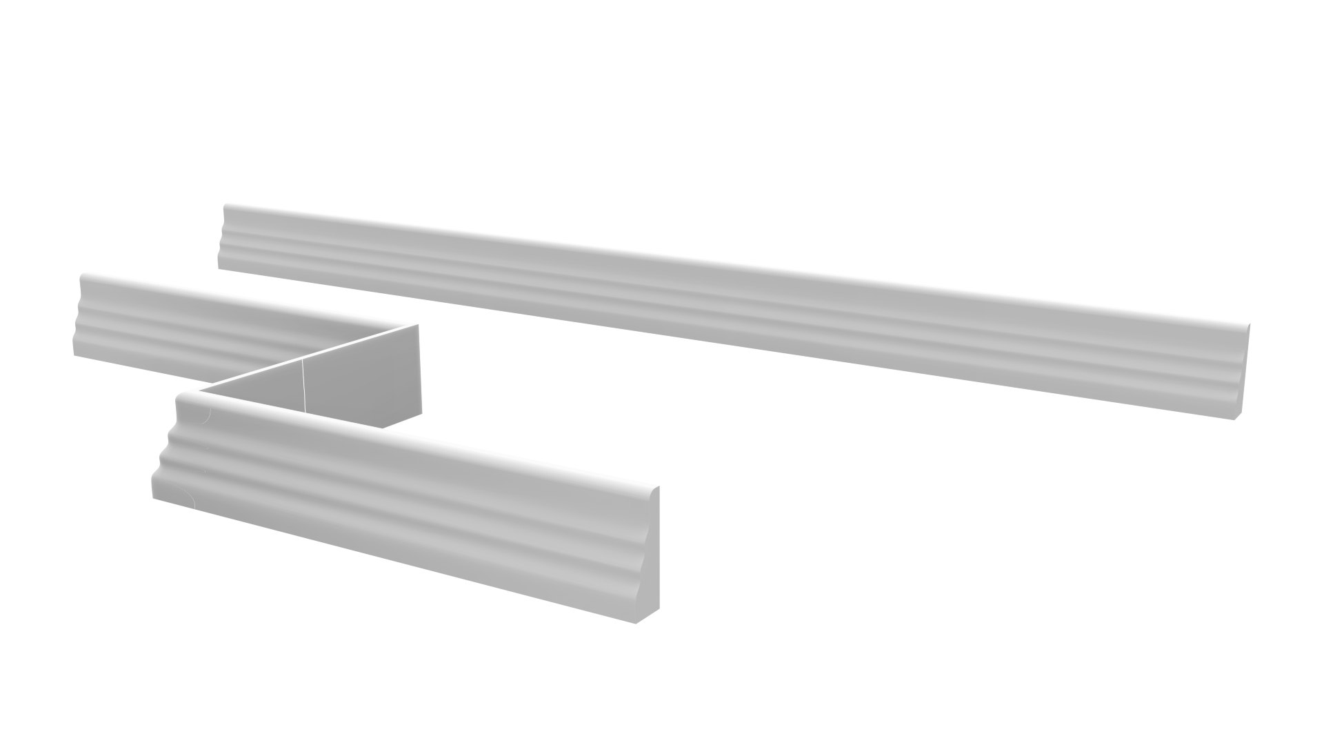 Baseboard 3D Model - TurboSquid 2022896