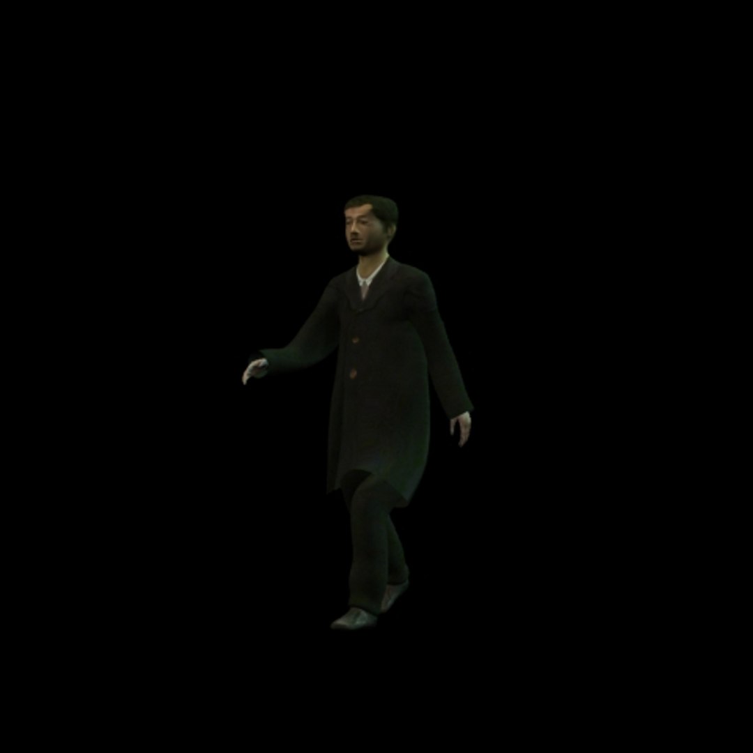 3d model people previz animation