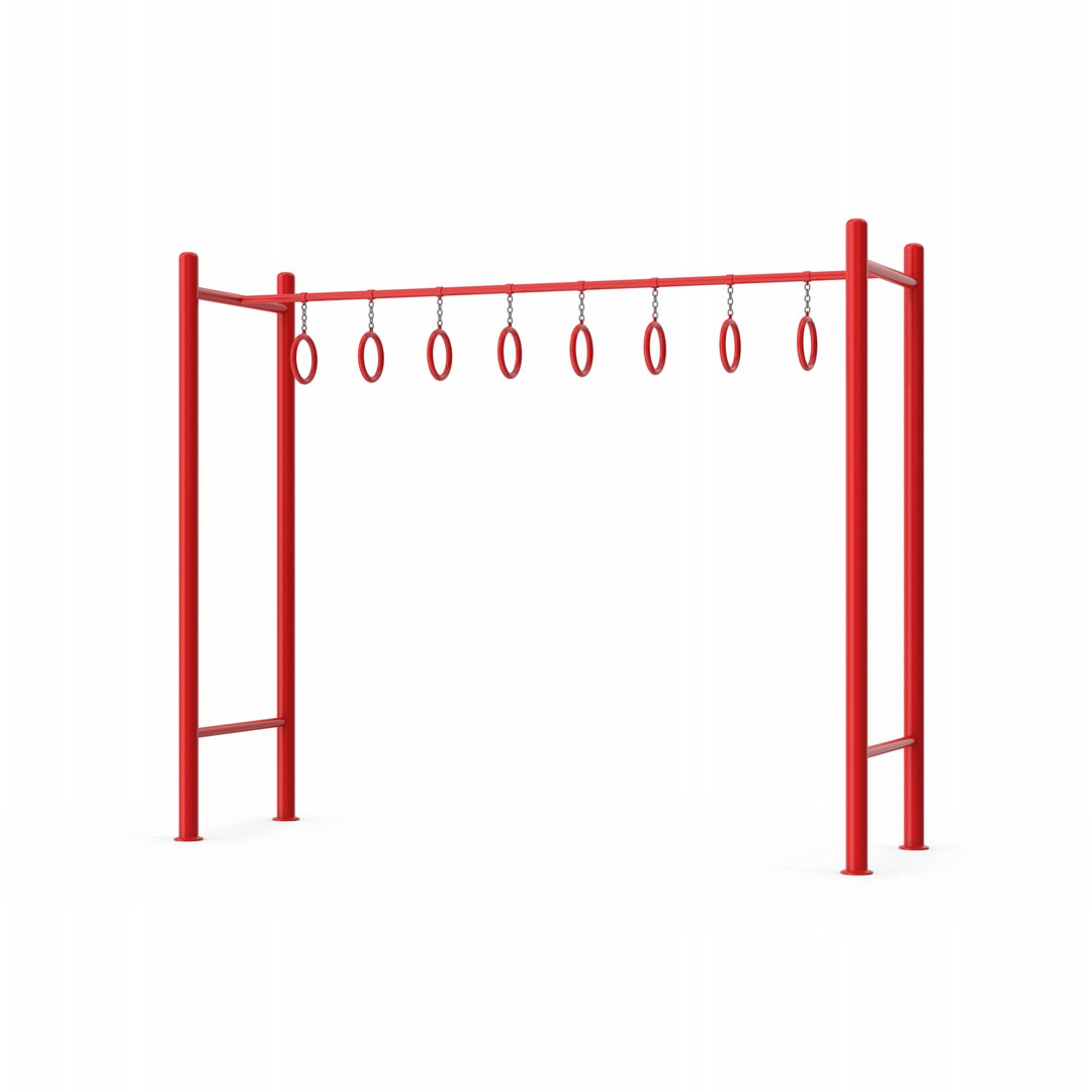 Red Playground Climber 3D model - TurboSquid 2182281