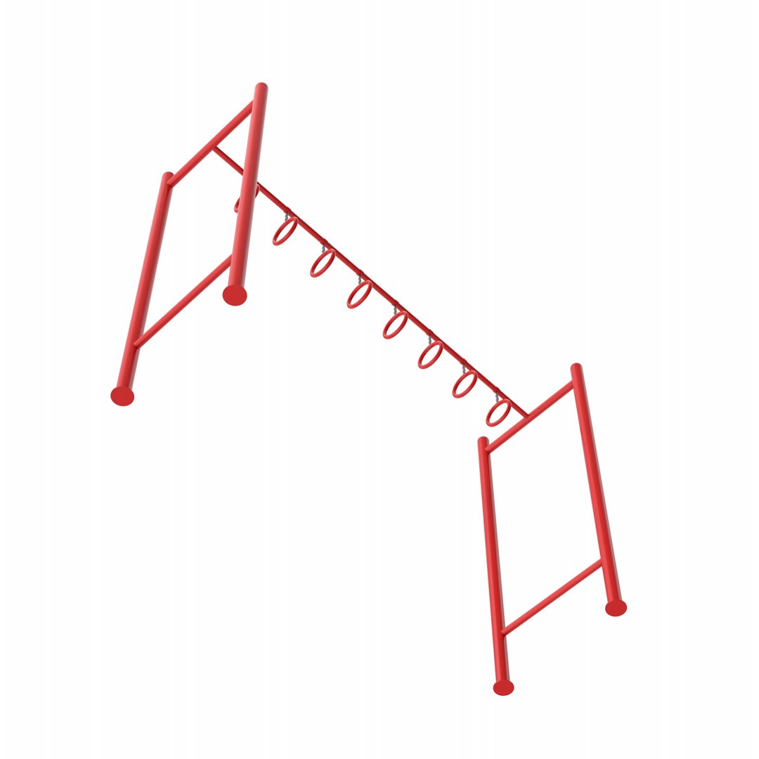 Red Playground Climber 3D model - TurboSquid 2182281